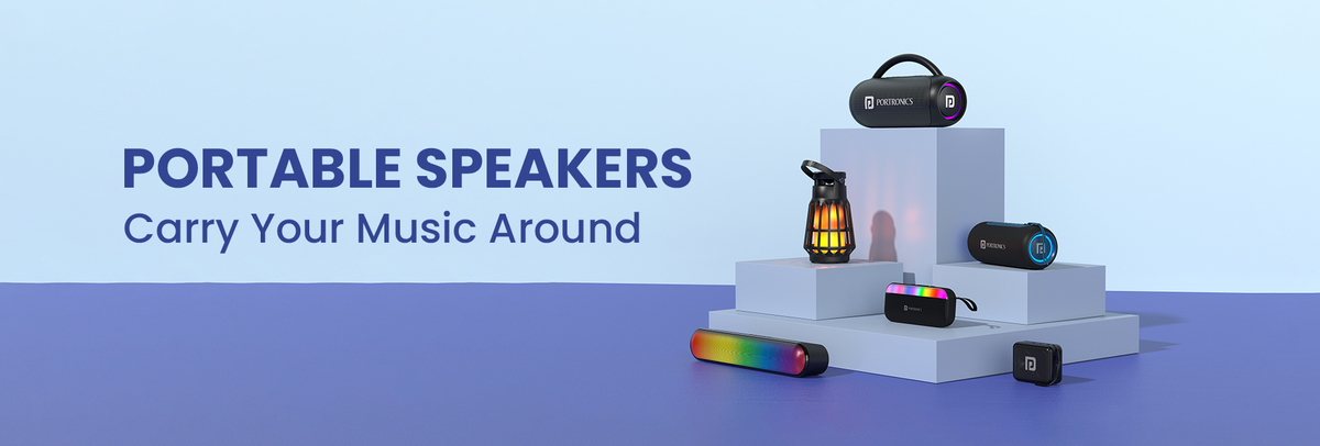 Buy Portable Bluetooth Speakers | Wireless Mini Speaker - Portronics