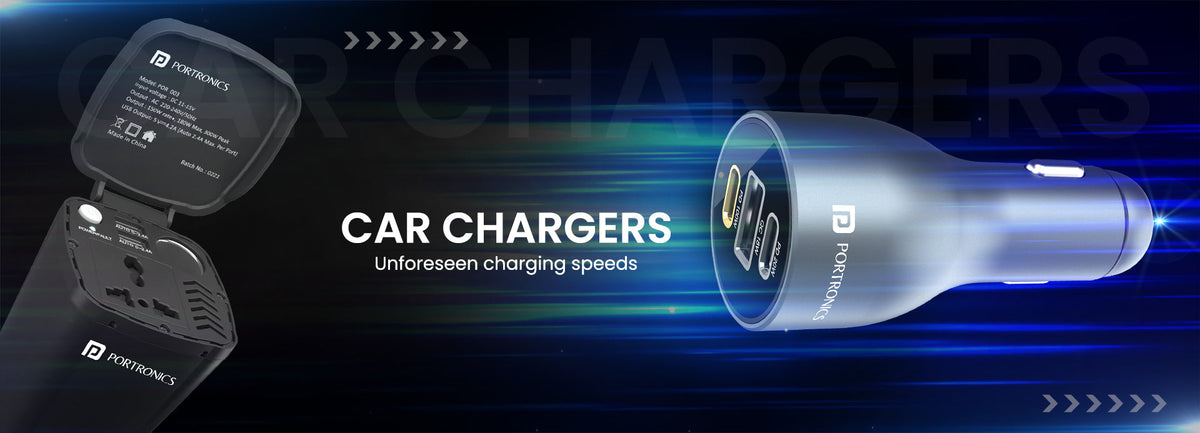 Buy Portronics Car Mobile Chargers and Car Bluetooth Receiver