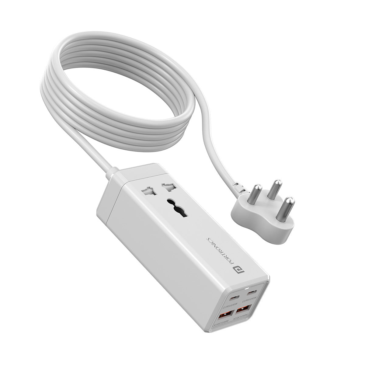 Buy Portronics Adapto Volt 65 High speed 5-in-1 Power Adapter