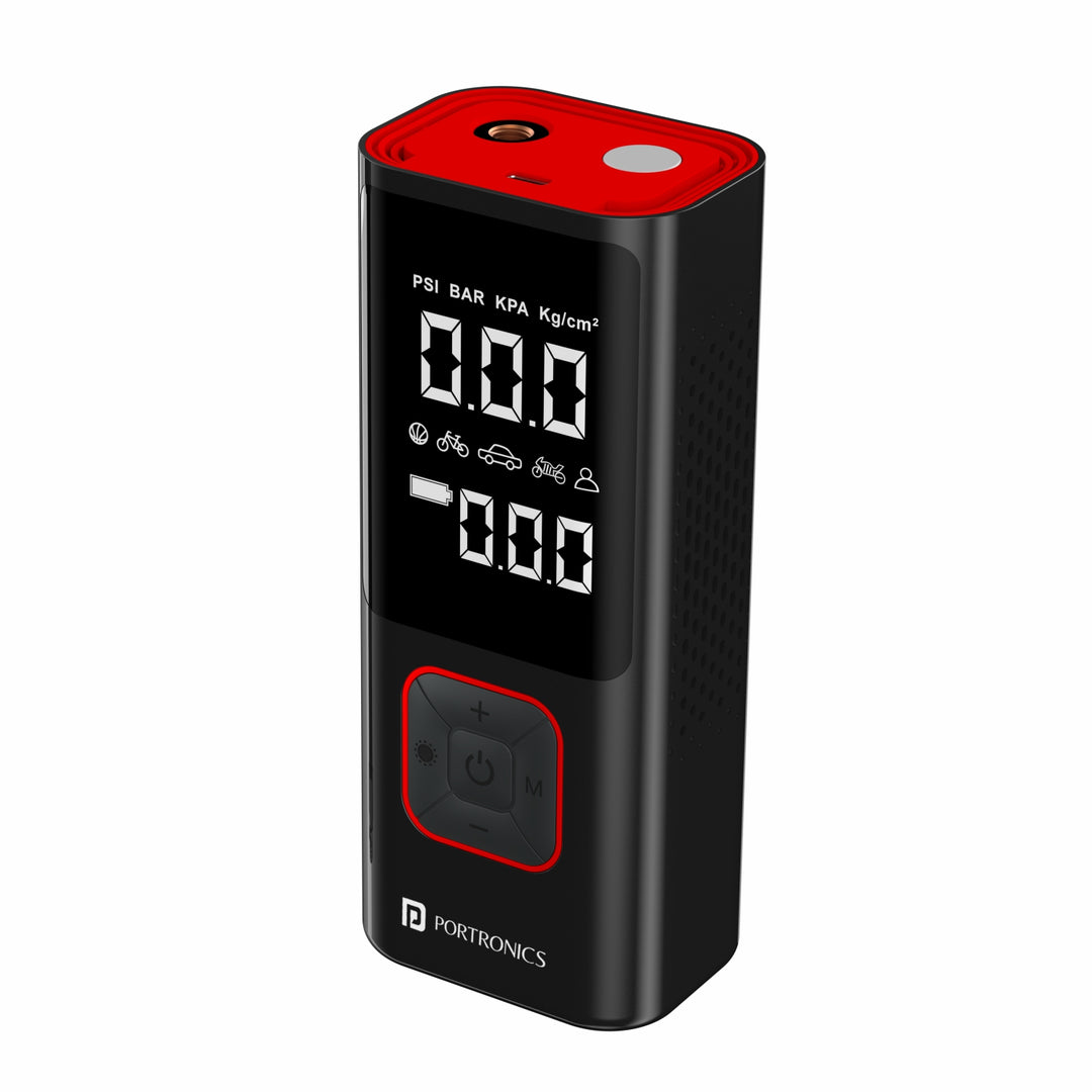Shop Portronics Vayu 2.0 Rechargeable Tyre Inflator Online