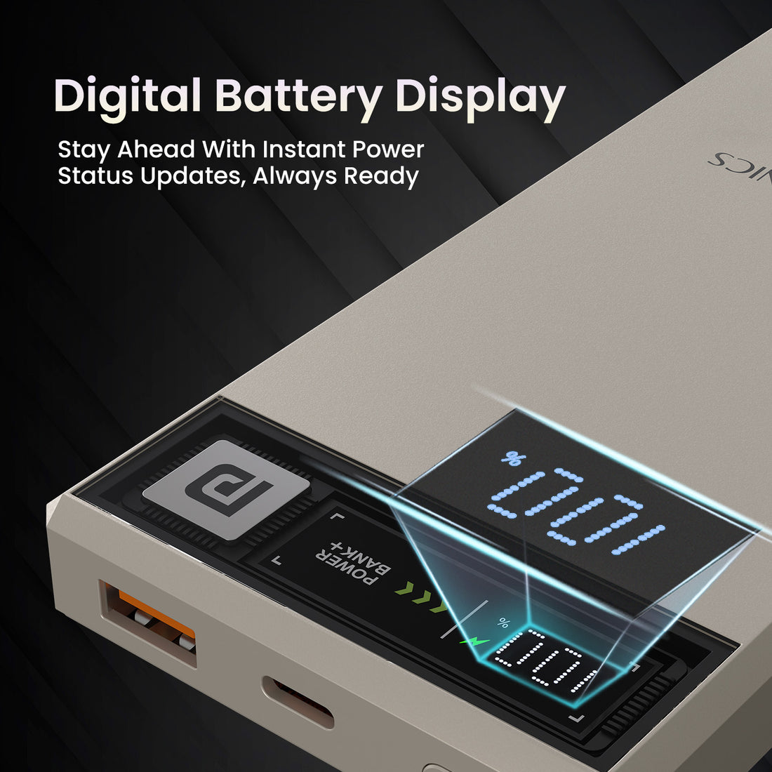 Shop Portronics Luxcell MagClick 10k Wireless Power Bank With 10000mAh Power