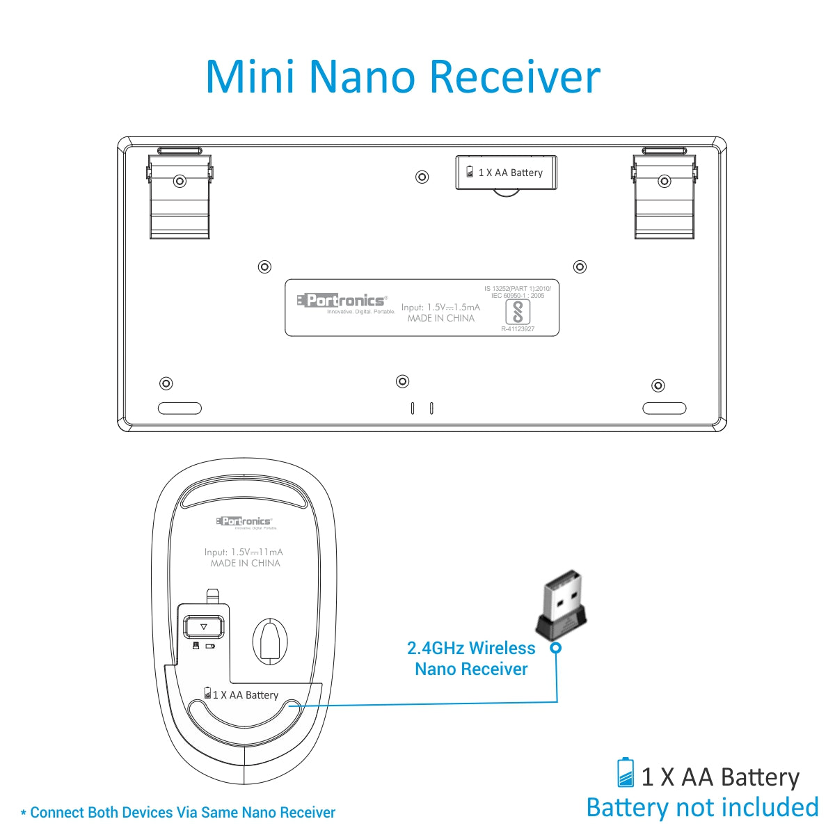 Buy Portronics Key2 Combo Multimedia Wireless Keyboard and Mouse Combo