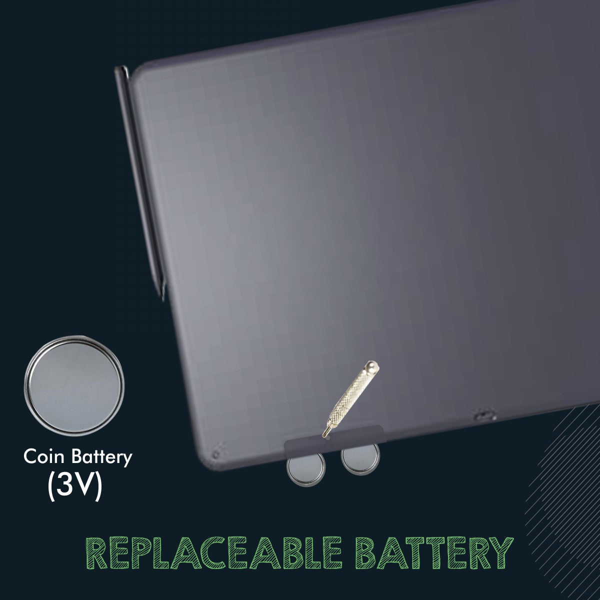 Portronics Ruffpad15: LCD Writing Tablet/Notepad With Stylus