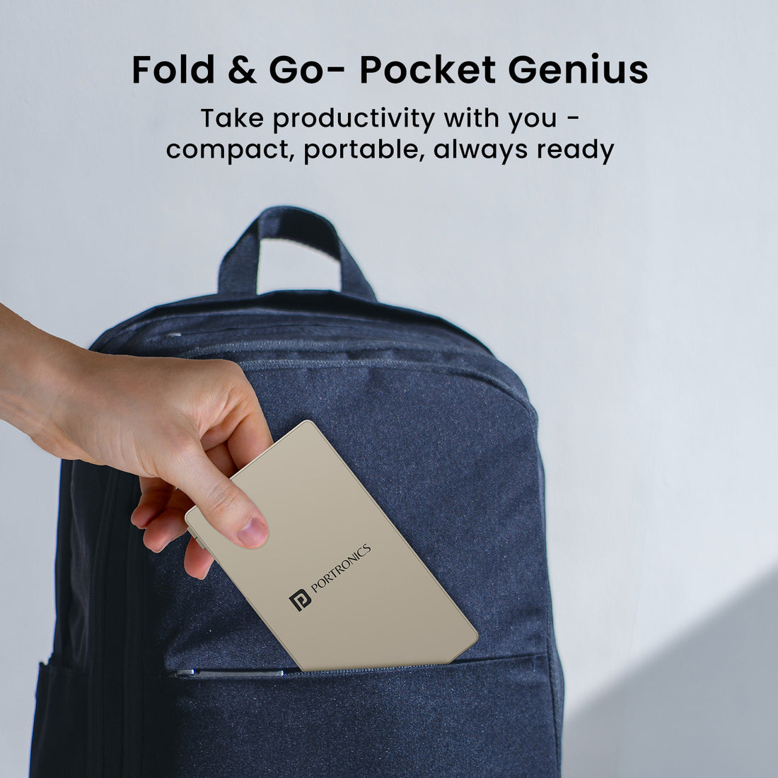 Shop Portronics Ruffpad Calc Mini Digital Calculator with LCD writing pad