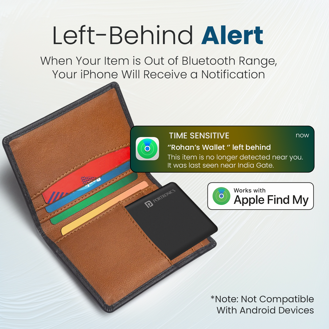 Shop Portronics Card Finder Portable Smart Tracker For iOS