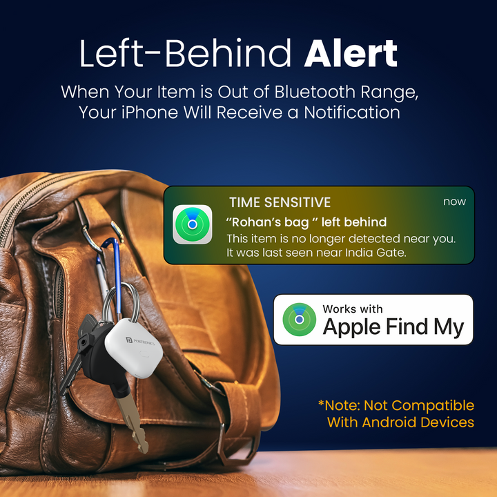 Shop Portronics World Tag Location Tracker for Iphone