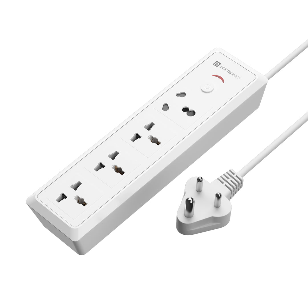 Buy Portronics New Power Plate 17 Extension Board With 16 Amp socket