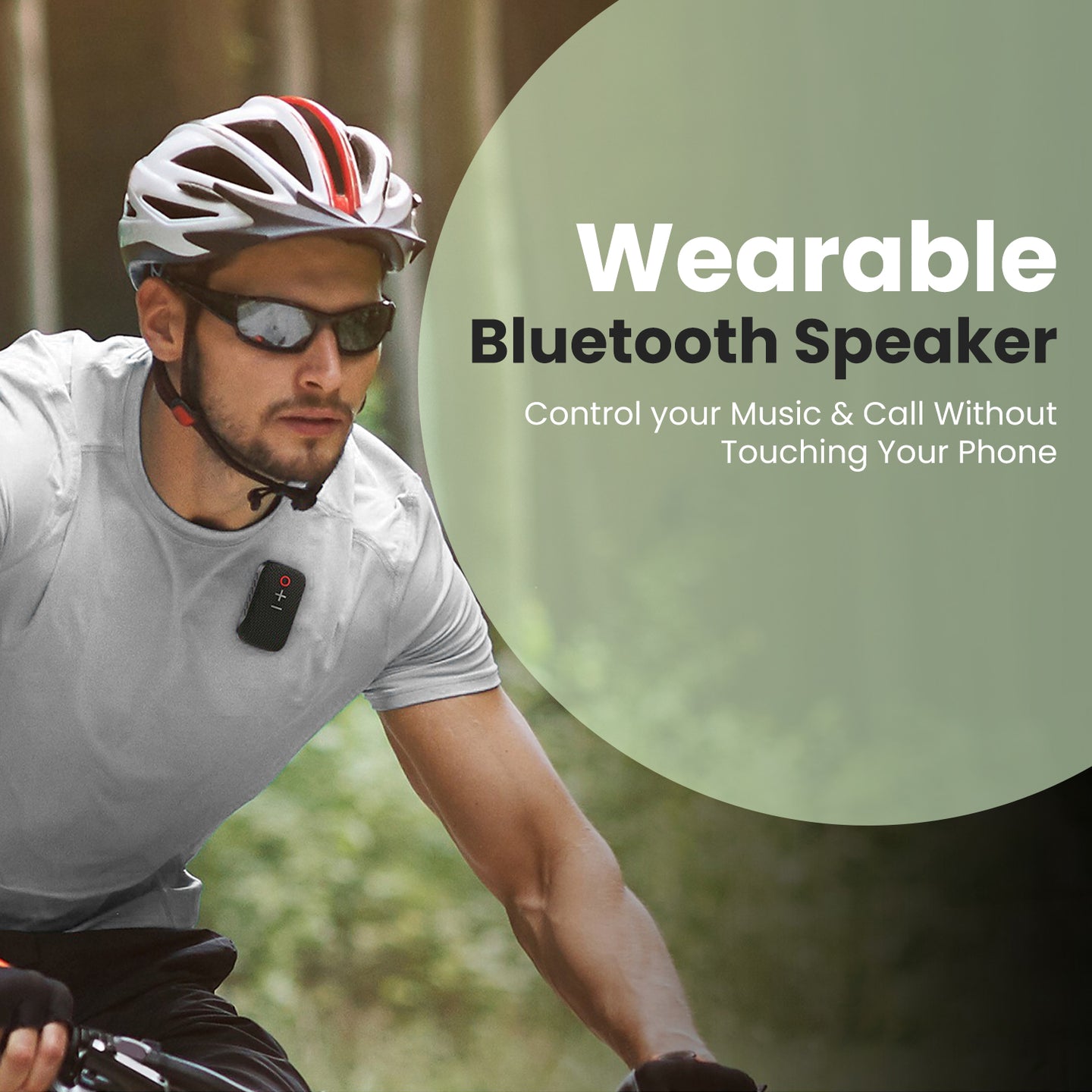 Shop Portronics New Talk Three 2W Mini Wearable Bluetooth Speaker