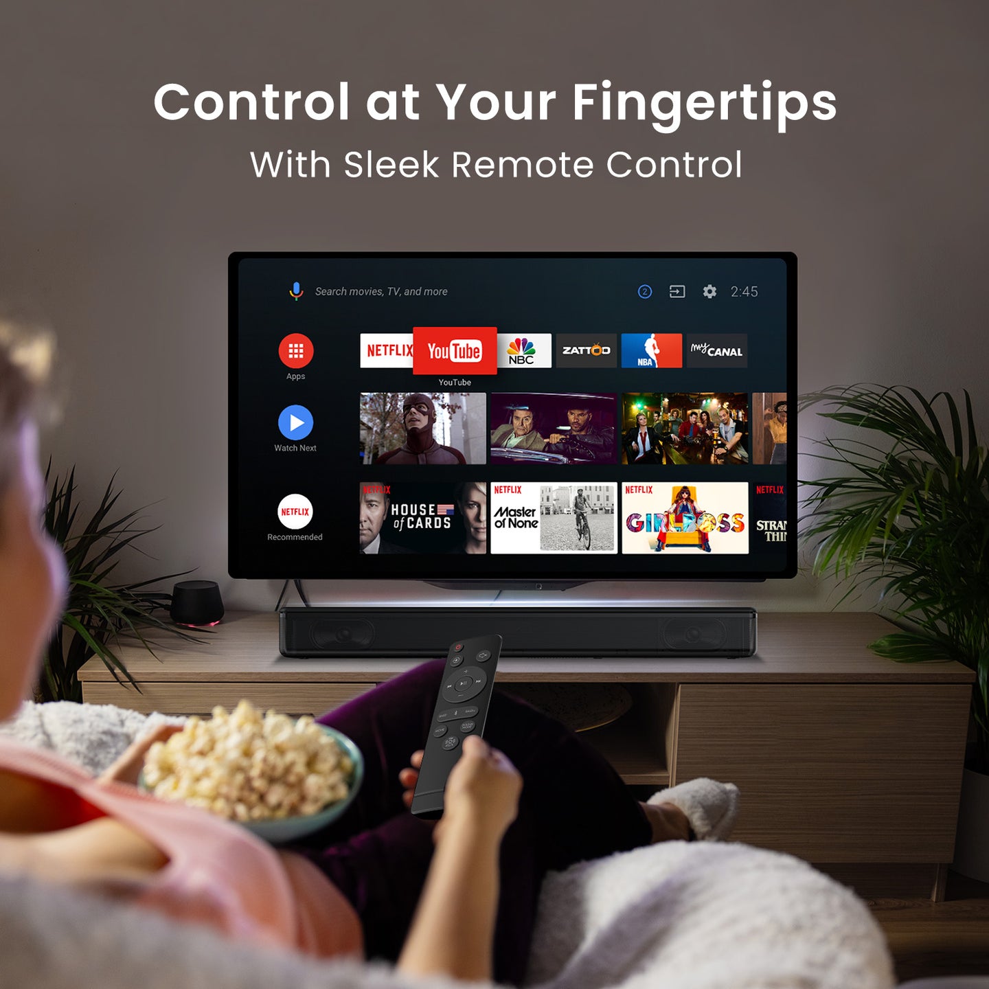 Buy Portronics Sound Slick 8 80W Bluetooth Soundbar With Touch Control