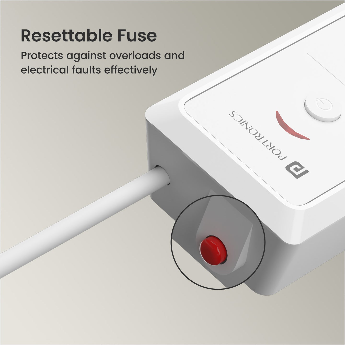 Buy Portronics New Power Plate 17 Extension Board With 16 Amp socket