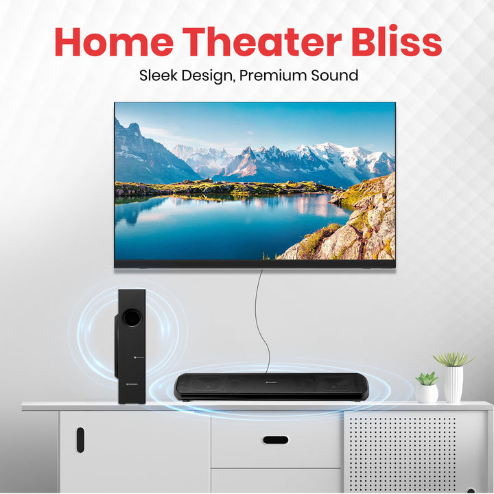 Buy Portronics Pure Sound Pro X 80w Wireless HD Soundbar With Subwoofer