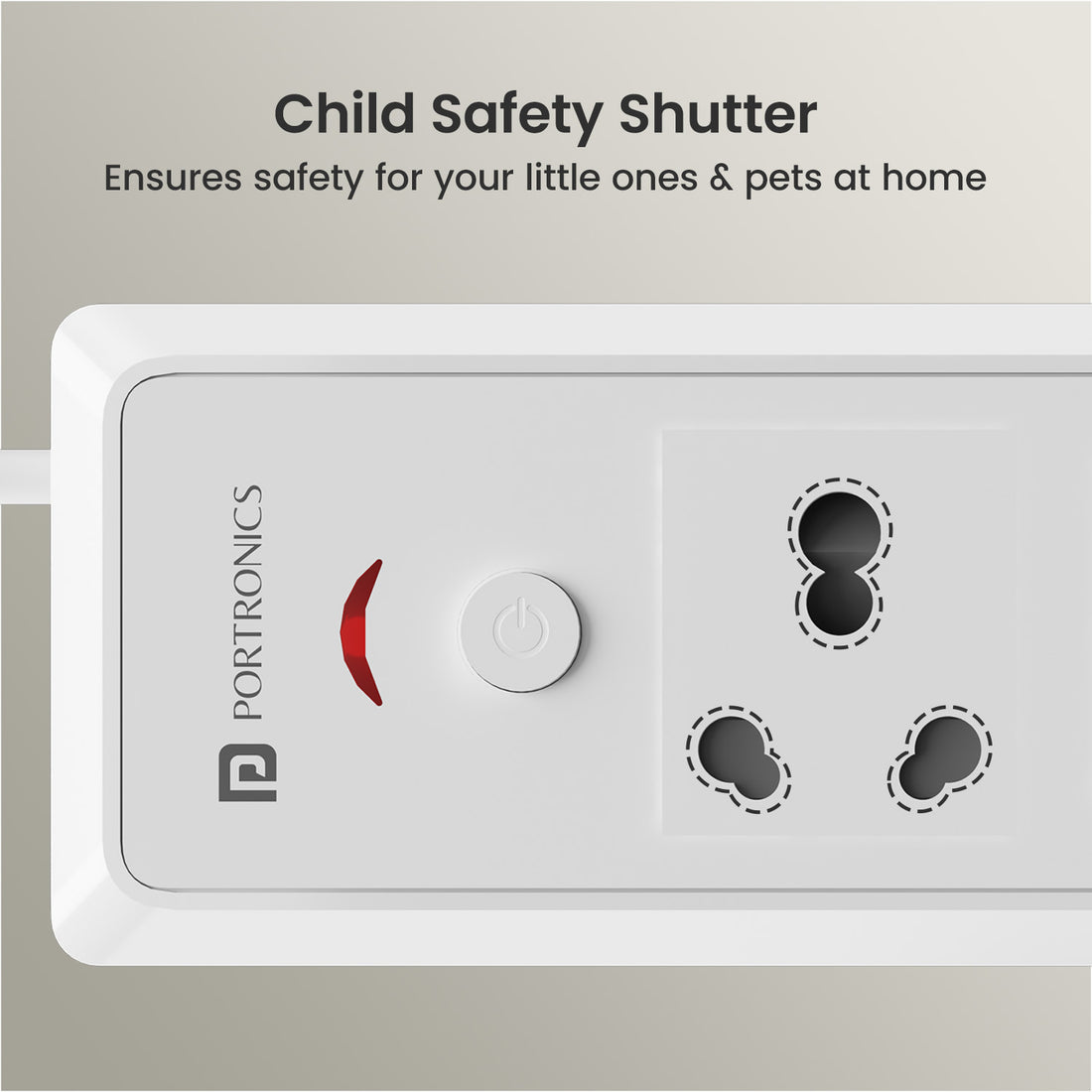 Buy Portronics New Power Plate 17 Extension Board With 16 Amp socket