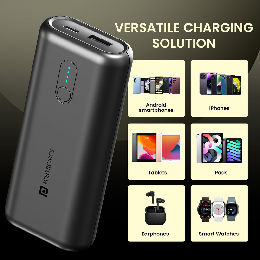 Buy Portronics Power Pod 10K Smallest 10000 mAh Power Bank