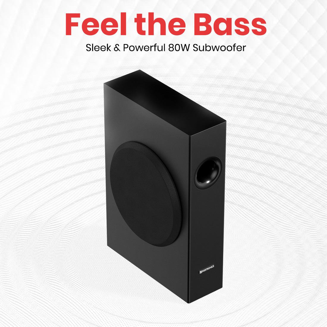 Buy Portronics Pure Sound Pro X 80w Wireless HD Soundbar With Subwoofer