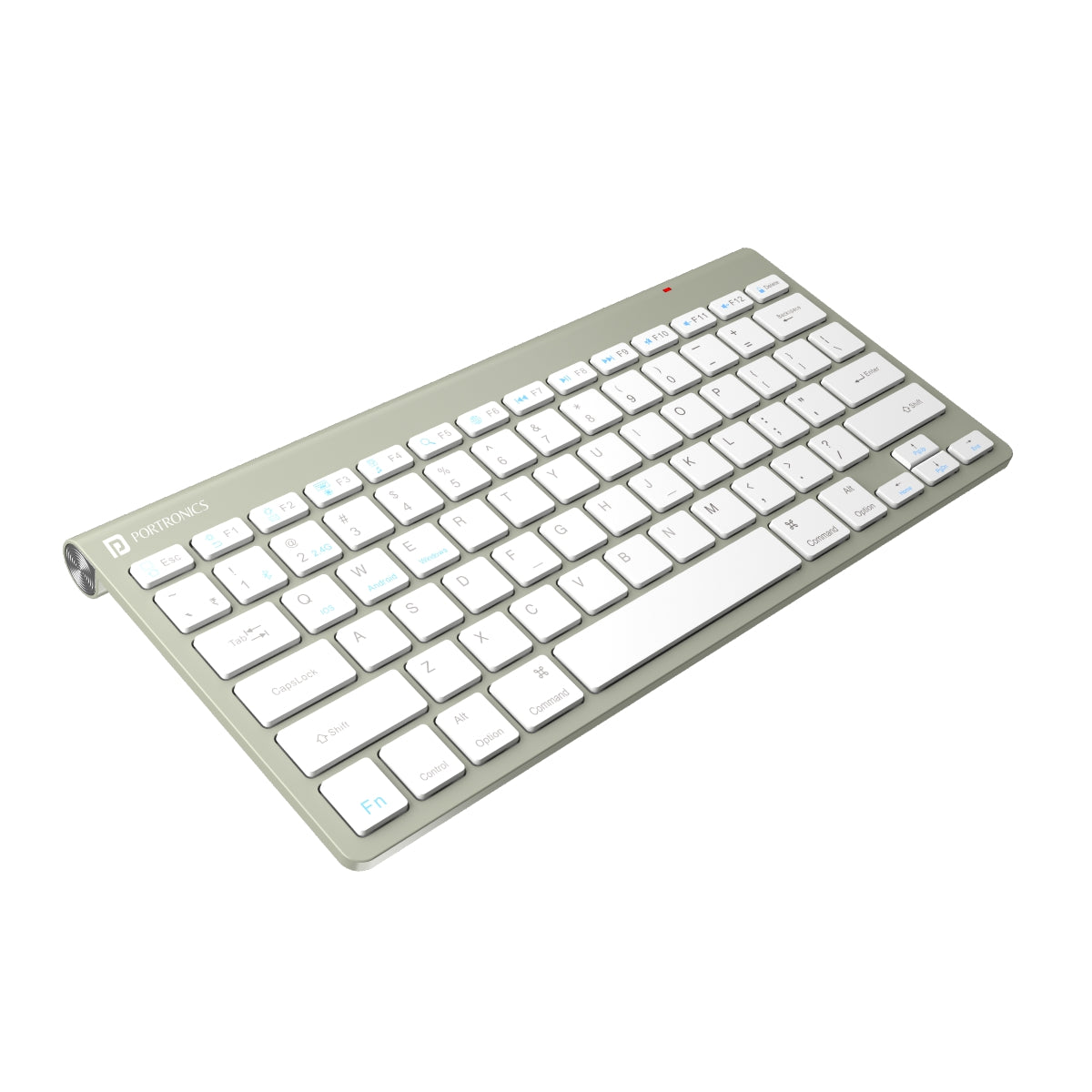 Portronics Bubble Max – Wireless Keyboard with Compact & Sleek Design
