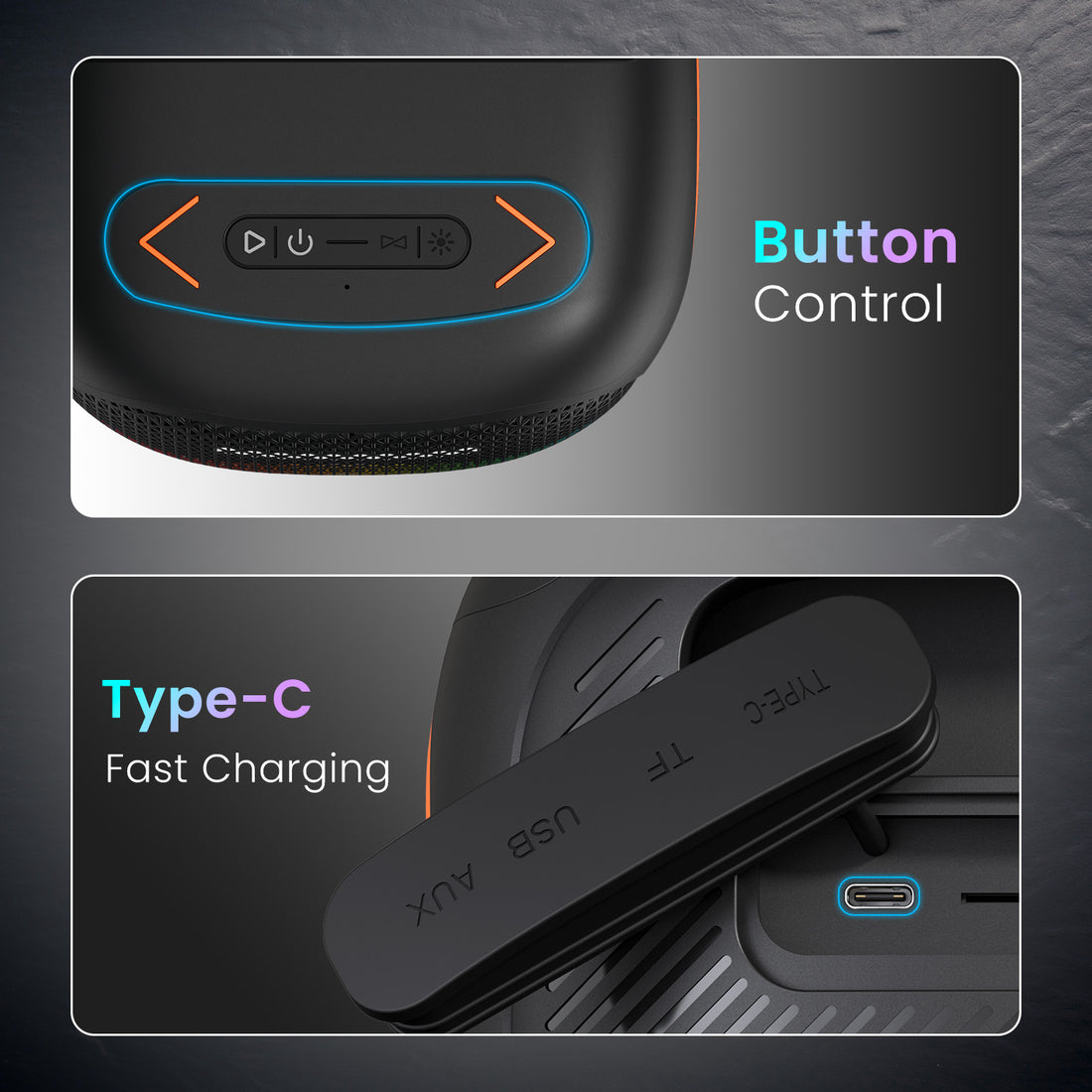 Portronics Dash 10 Wireless Party Speaker with Karaoke Mic