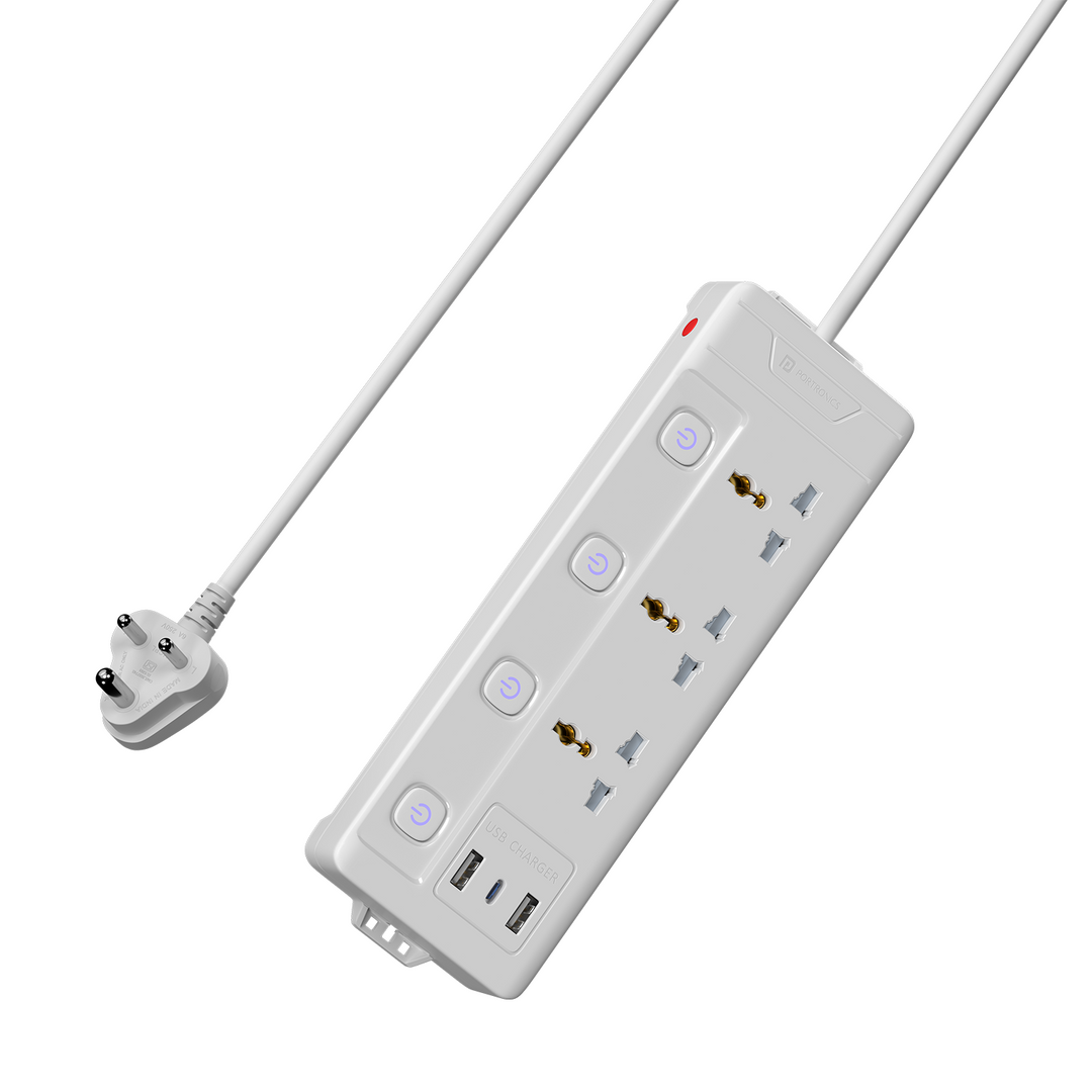 Buy Portronics Power Plate 18 Power Extension with 3 Sockets