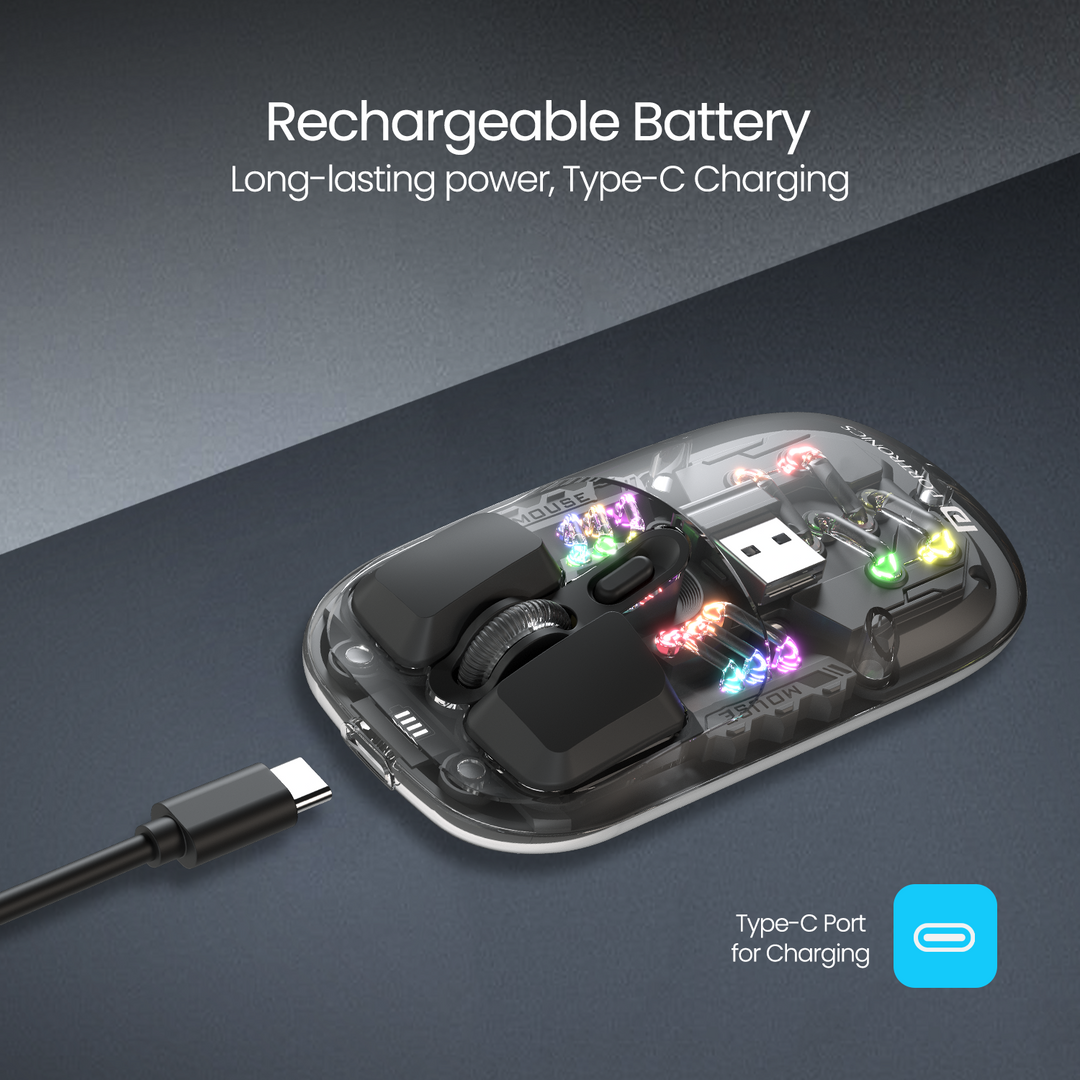 Shop Portronics New Toad 5 Wireless Mouse With RGB Lighting