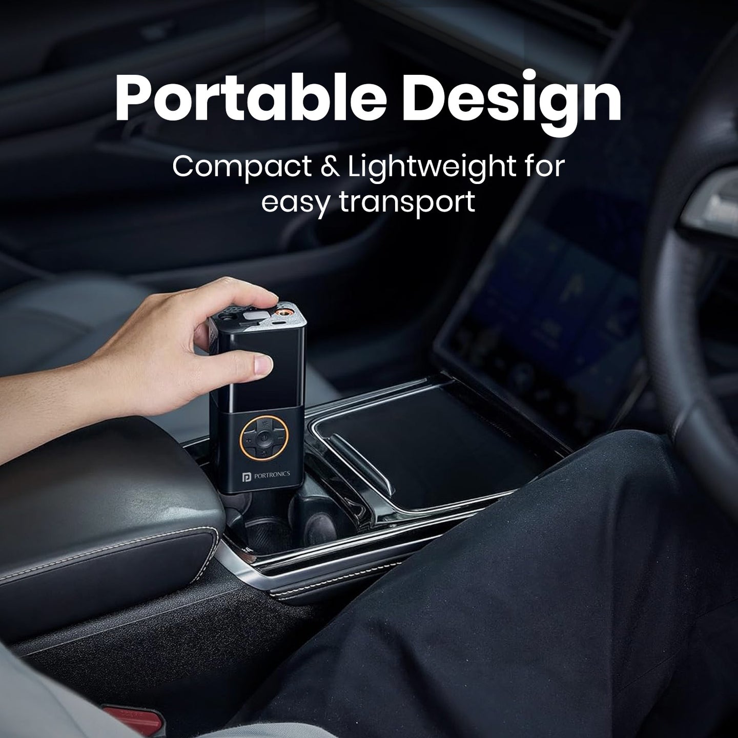 Buy Portronics New Vayu 3.0 Portable Car Tyre Inflator Online