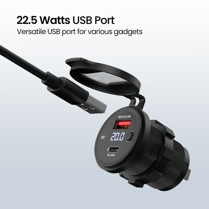 Buy Portronics Spark Multi-vehicle Charger For Motorcycles