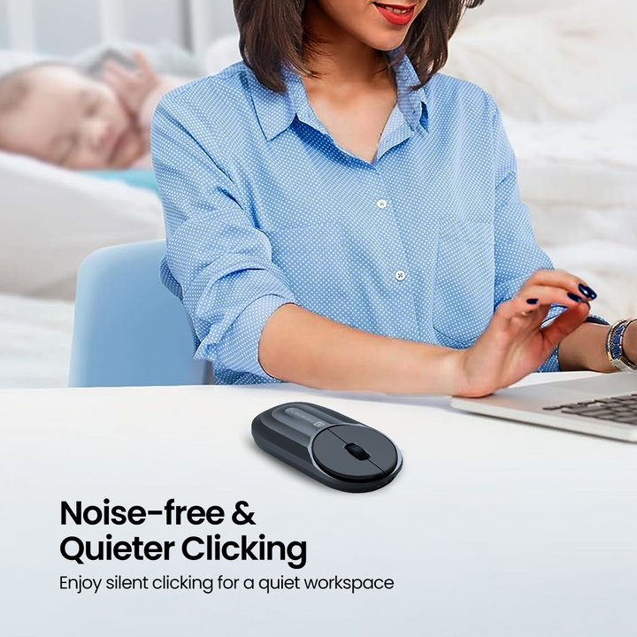 Shop Portronics Toad 6 Wireless Mouse With Dual Connectivity