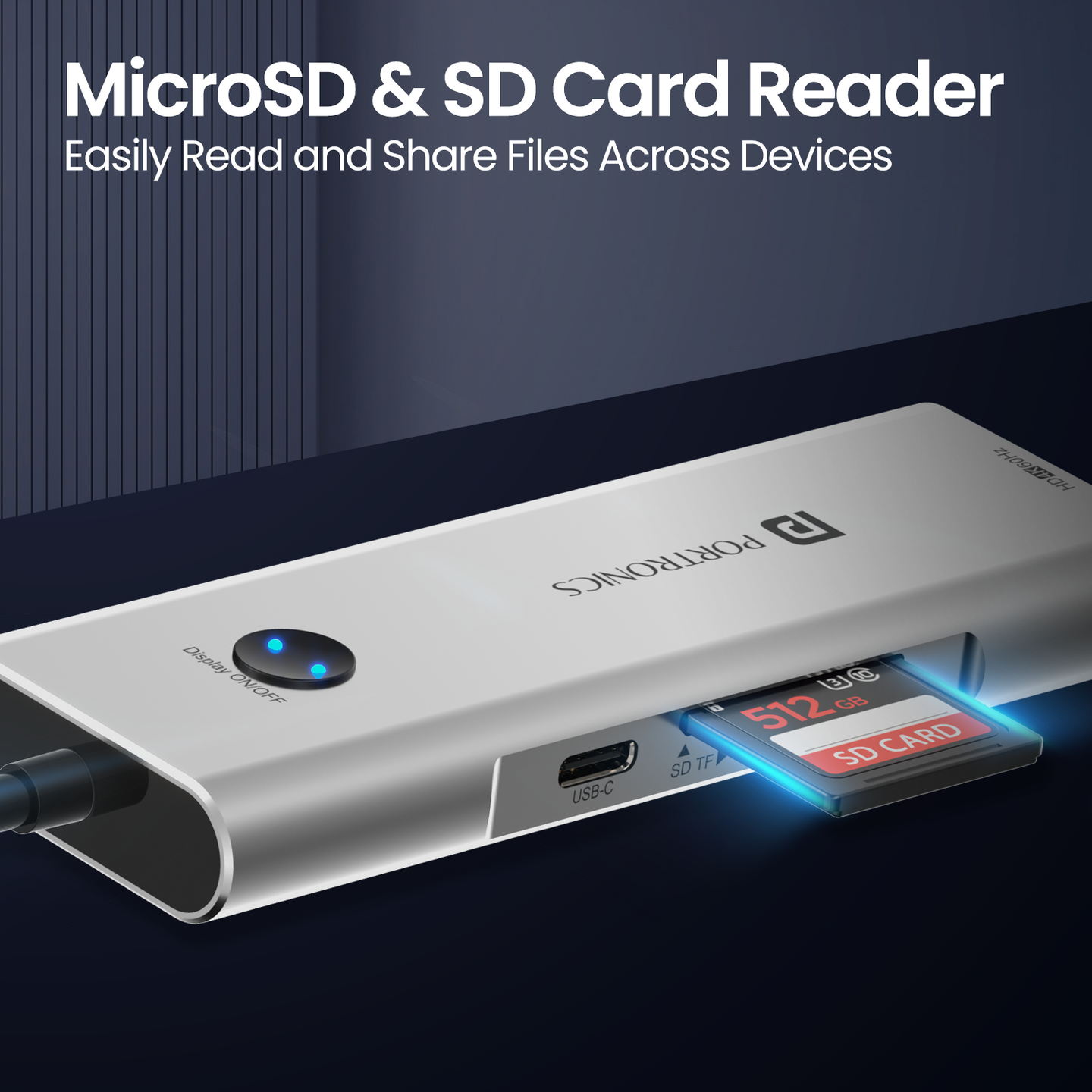 Buy Portronics Latest Mport One 9-in-1 USB Hub With HDMI Port