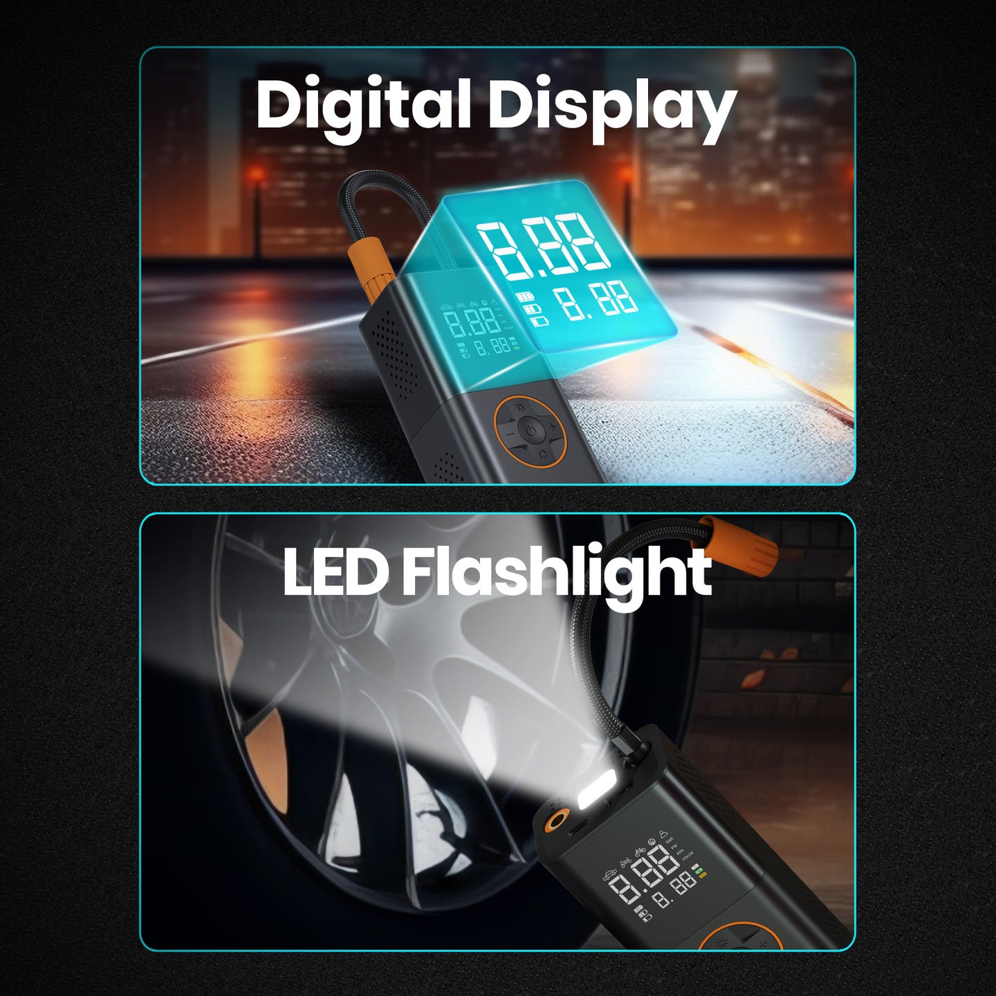 Buy Portronics New Vayu 3.0 Portable Car Tyre Inflator Online