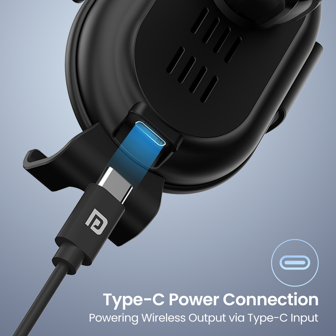 Shop Portronics Charge Clamp 4 Wireless Car Charger Online