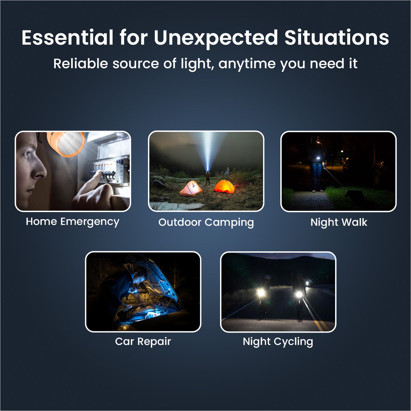 Buy Portronics Eco Glow Rechargeable LED flashlight Online