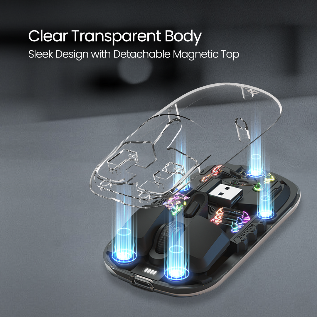 Shop Portronics New Toad 5 Wireless Mouse With RGB Lighting