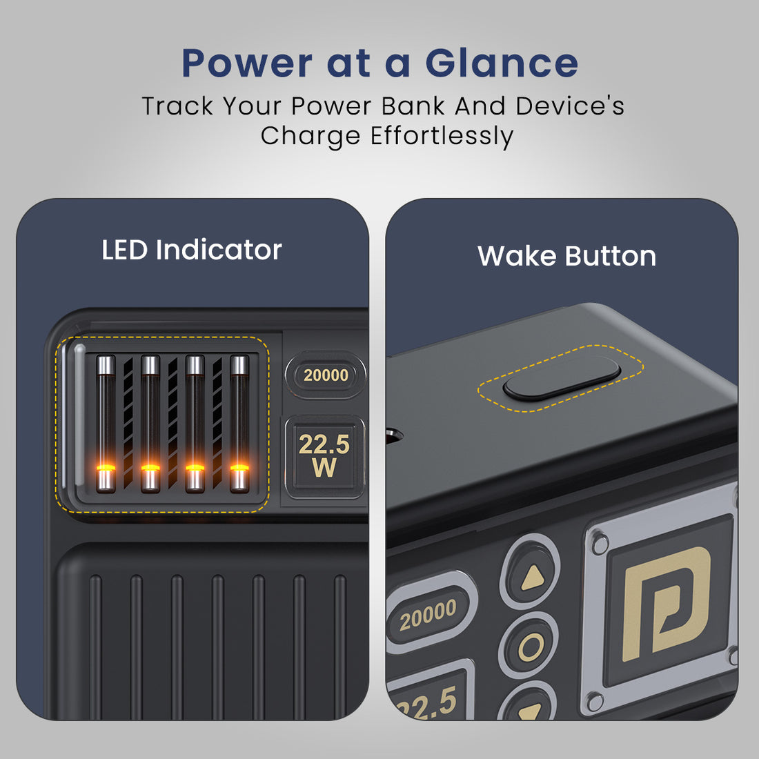 Buy Portronics Luxcell Bind 20K 20000mah Power Bank Online