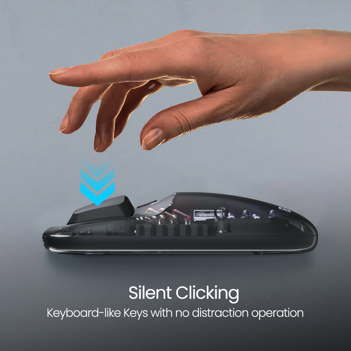 Shop Portronics New Toad 5 Wireless Mouse With RGB Lighting