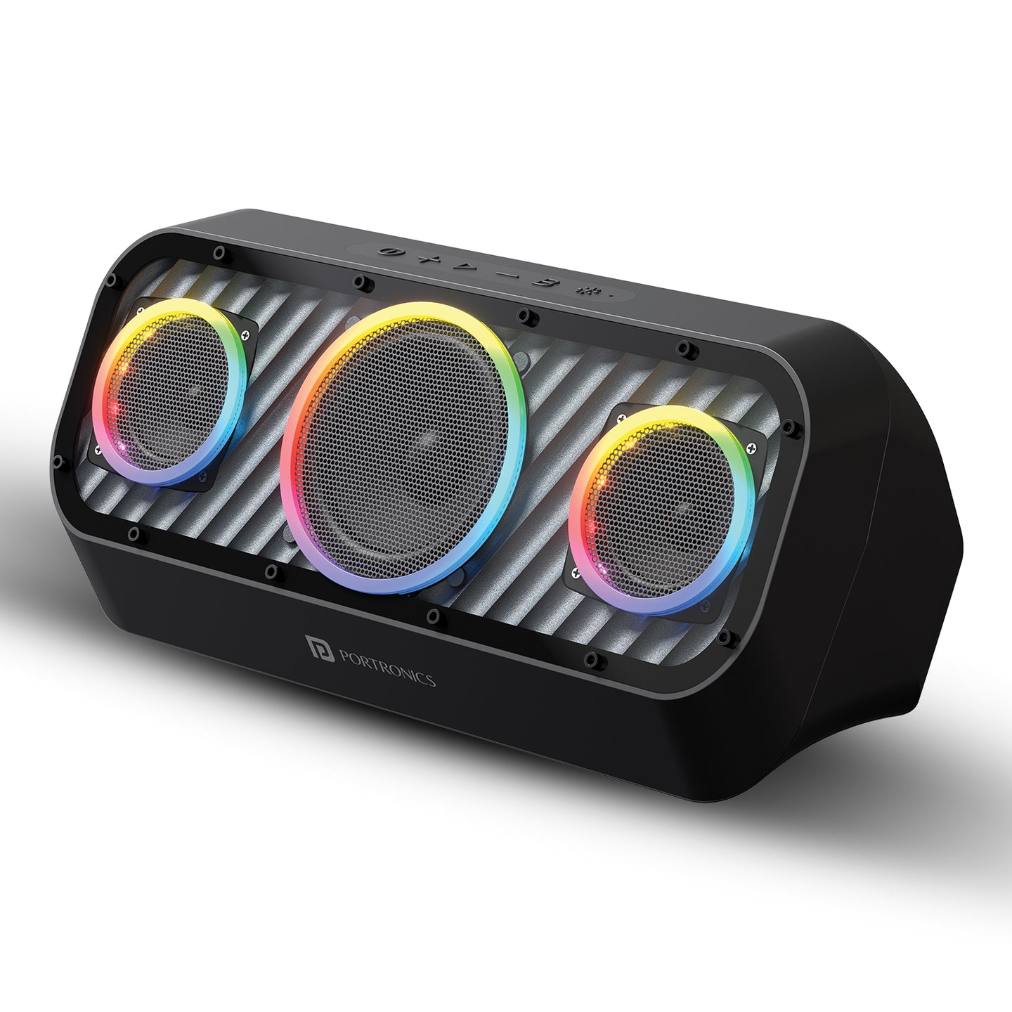 Portronics Microblast Speaker with 60W HD Sound & RGB Light