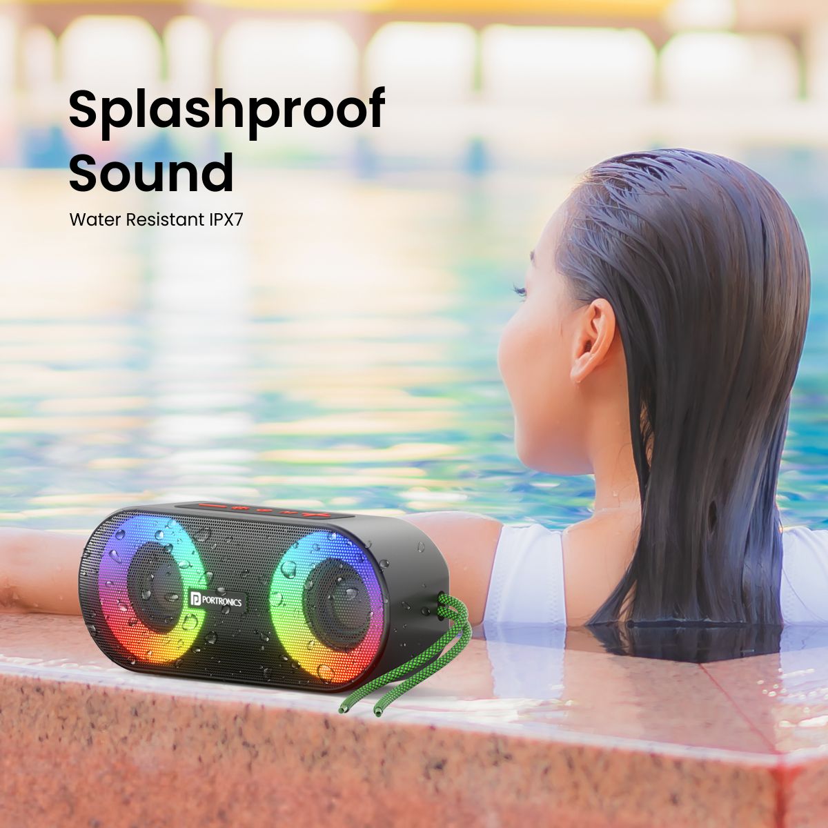 Buy Portronics Pixel 3: 10W Portable Speaker for Rich Audio Experience