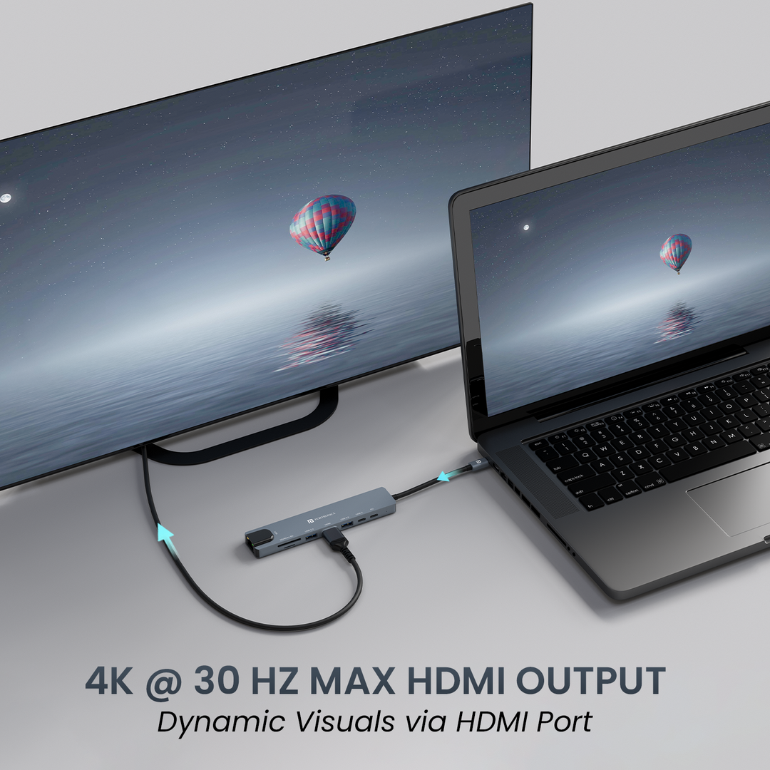 Portronics New Mport 8 Type C USB Hub For Laptop Online