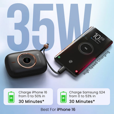 Portronics Power Shutter Pro 10000mah PowerBank for iPhone