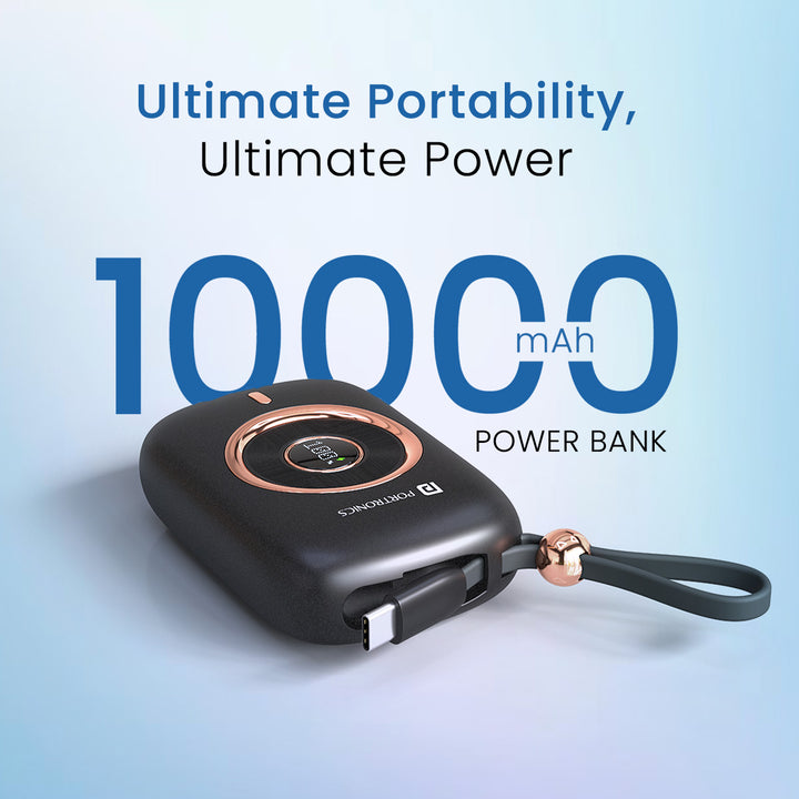 Portronics Power Shutter Pro 10000mah PowerBank for iPhone