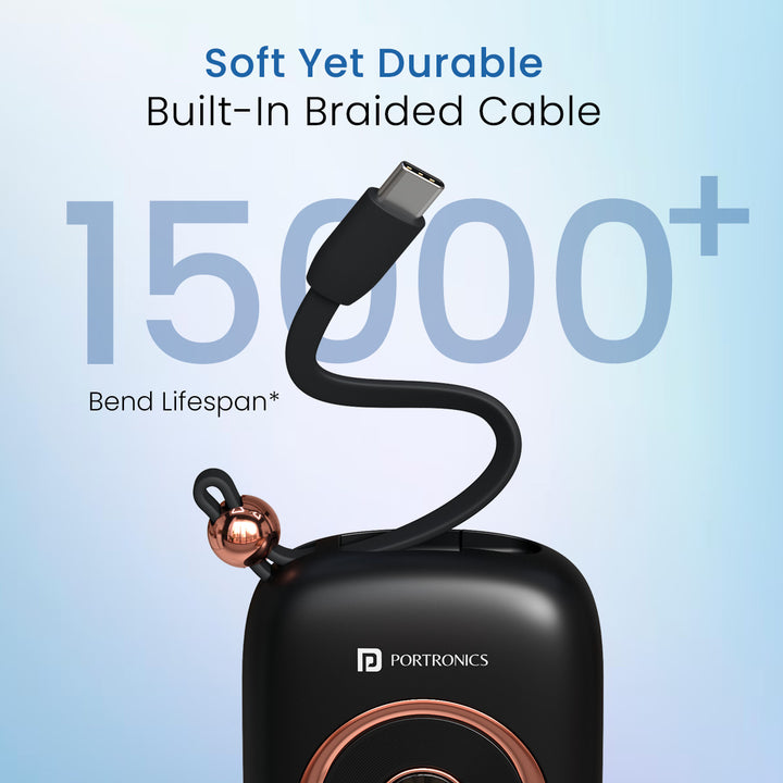 Portronics Power Shutter Pro 10000mah PowerBank for iPhone