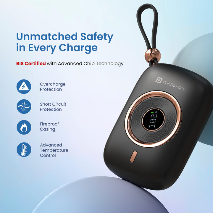 Portronics Power Shutter Pro 10000mah PowerBank for iPhone