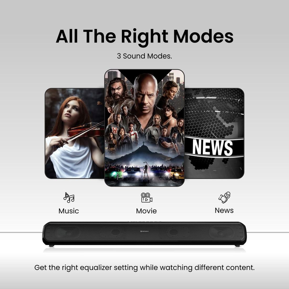 Buy Portronics Wireless Soundbar with Sub woofer Pure Sound Pro X1