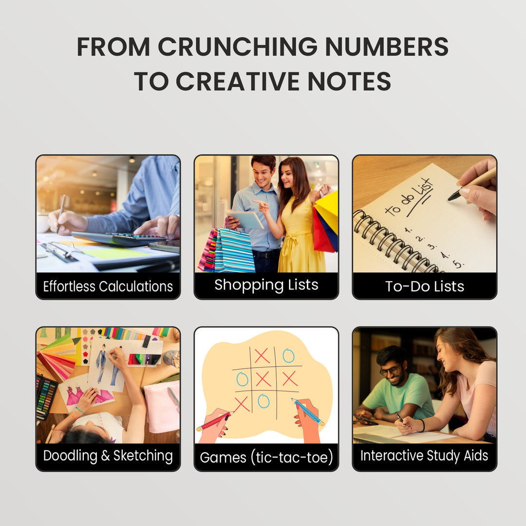 Buy Portronics Ruffpad Calc Digital Writing Pad with Transparent Screen