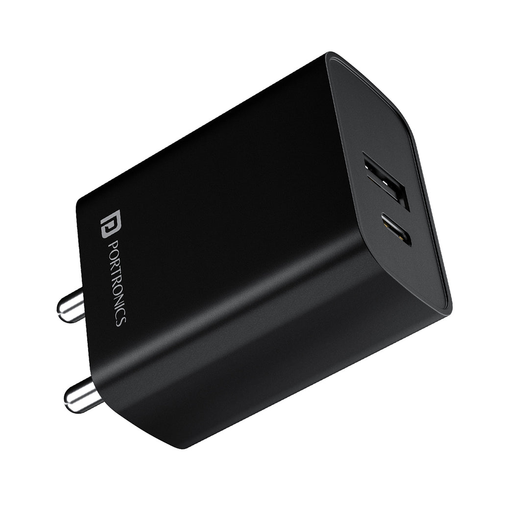 Buy Portronics Adapto 70 33 W type C fast charger for iOS & Android
