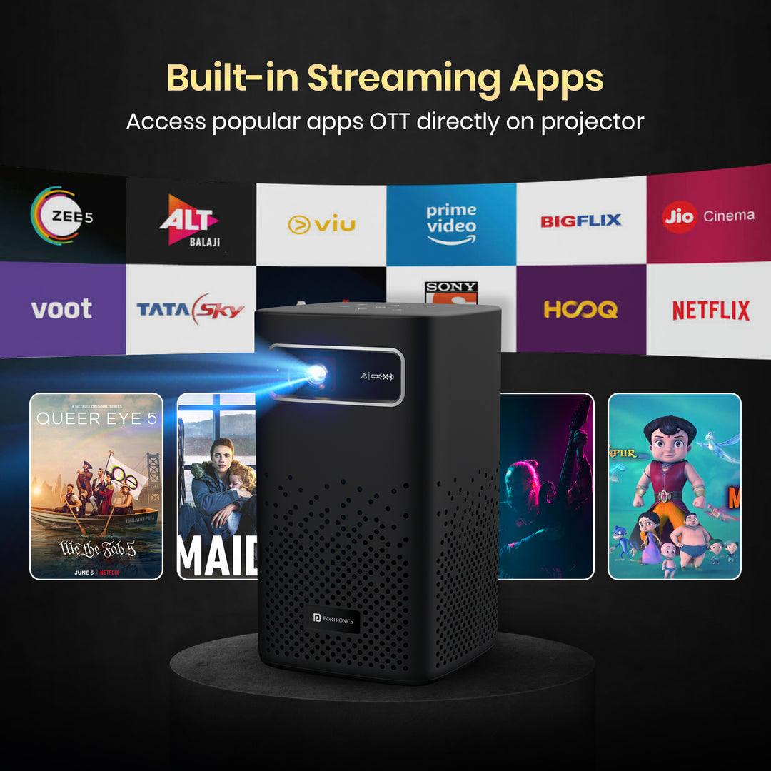 Buy Portronics Pico 13 Smart Portable Projector with Android
