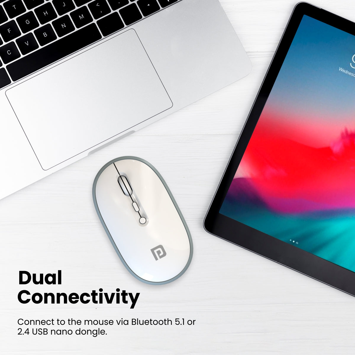 Buy Portronics Toad II Wireless Mouse for Laptop & PC with Type C port