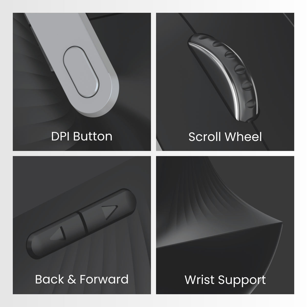 Buy Portronics Toad Ergo Wireless Vertical Mouse with 6D Buttons