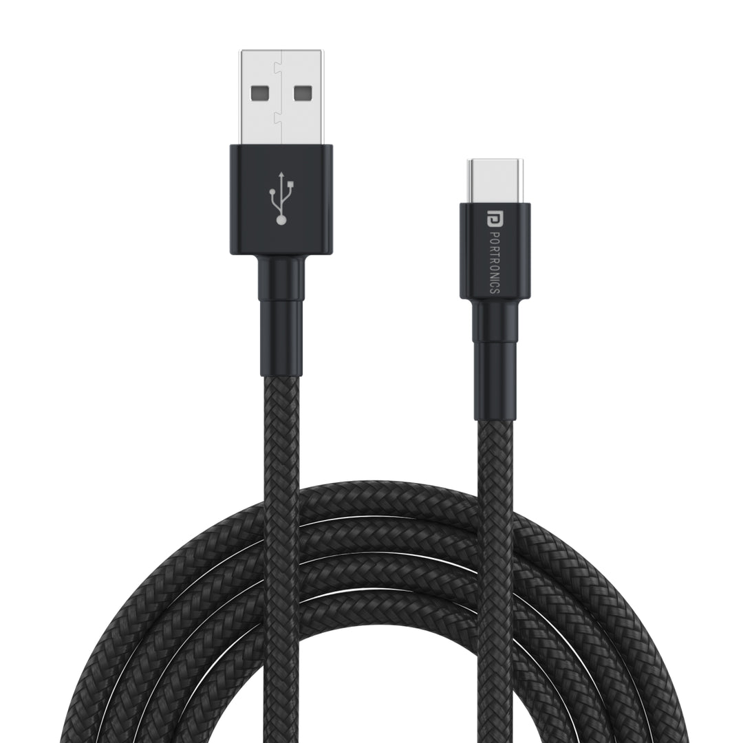 Buy Portronics Konnect B Type C Nylon Quick Charging Cable
