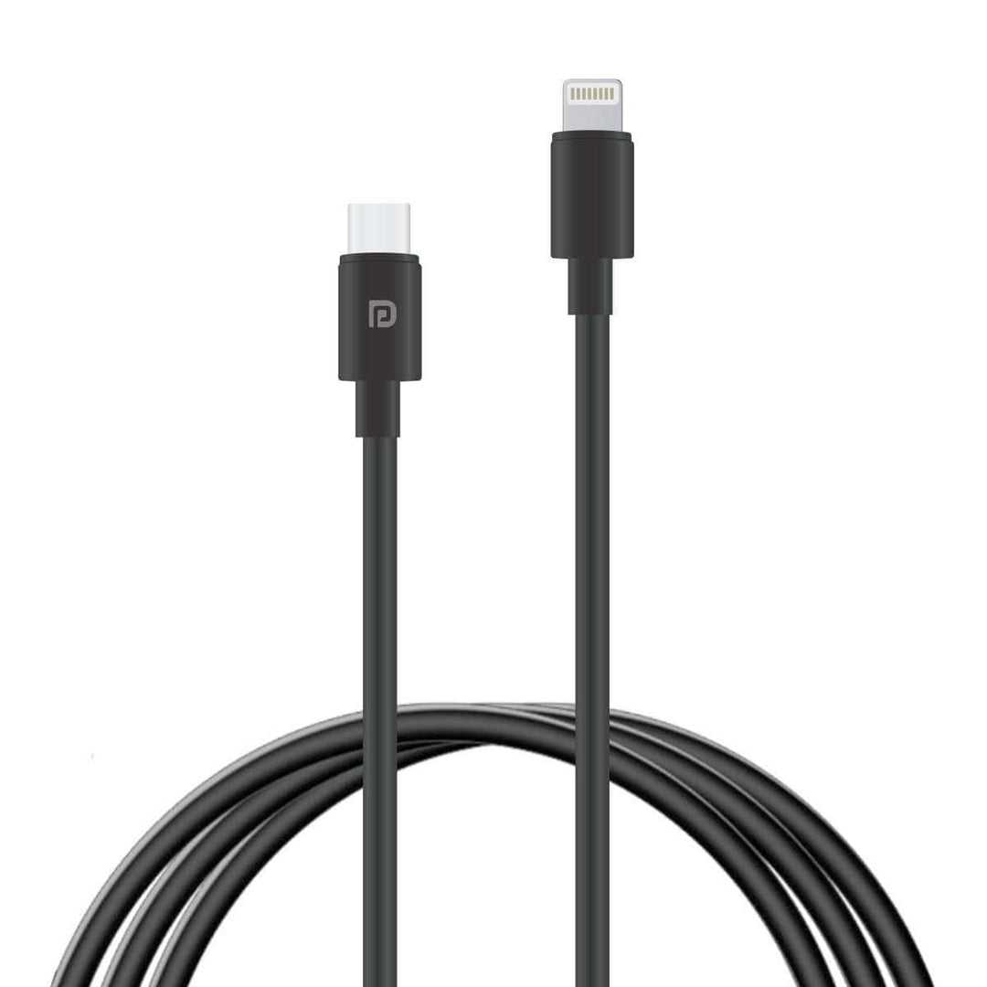 Shop Portronics Konnect Core Type-C To 8-Pin Cable at Discount