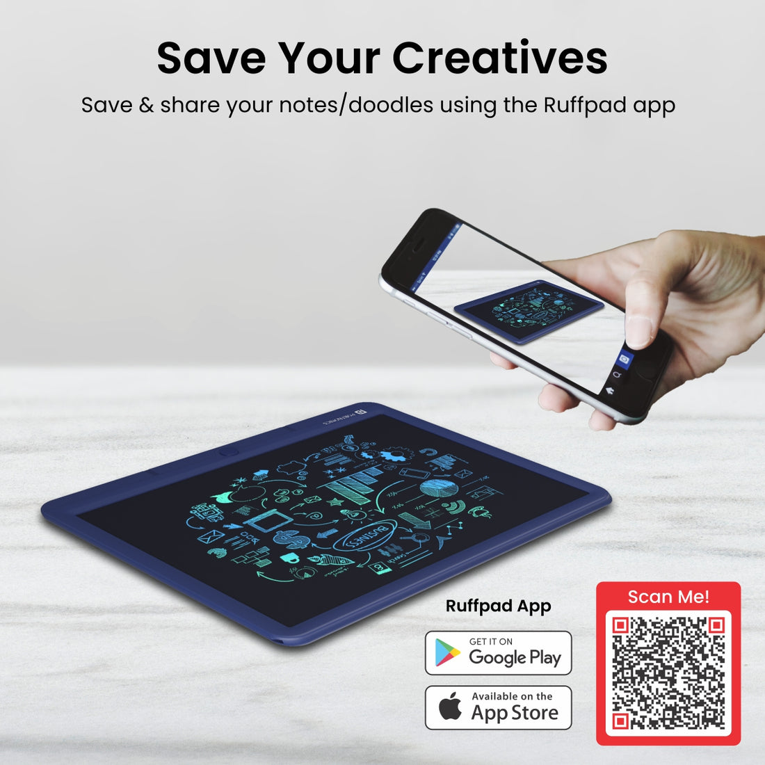 Buy Portronics Ruffpad 15M LCD Writing Tablet with15 inch LCD display